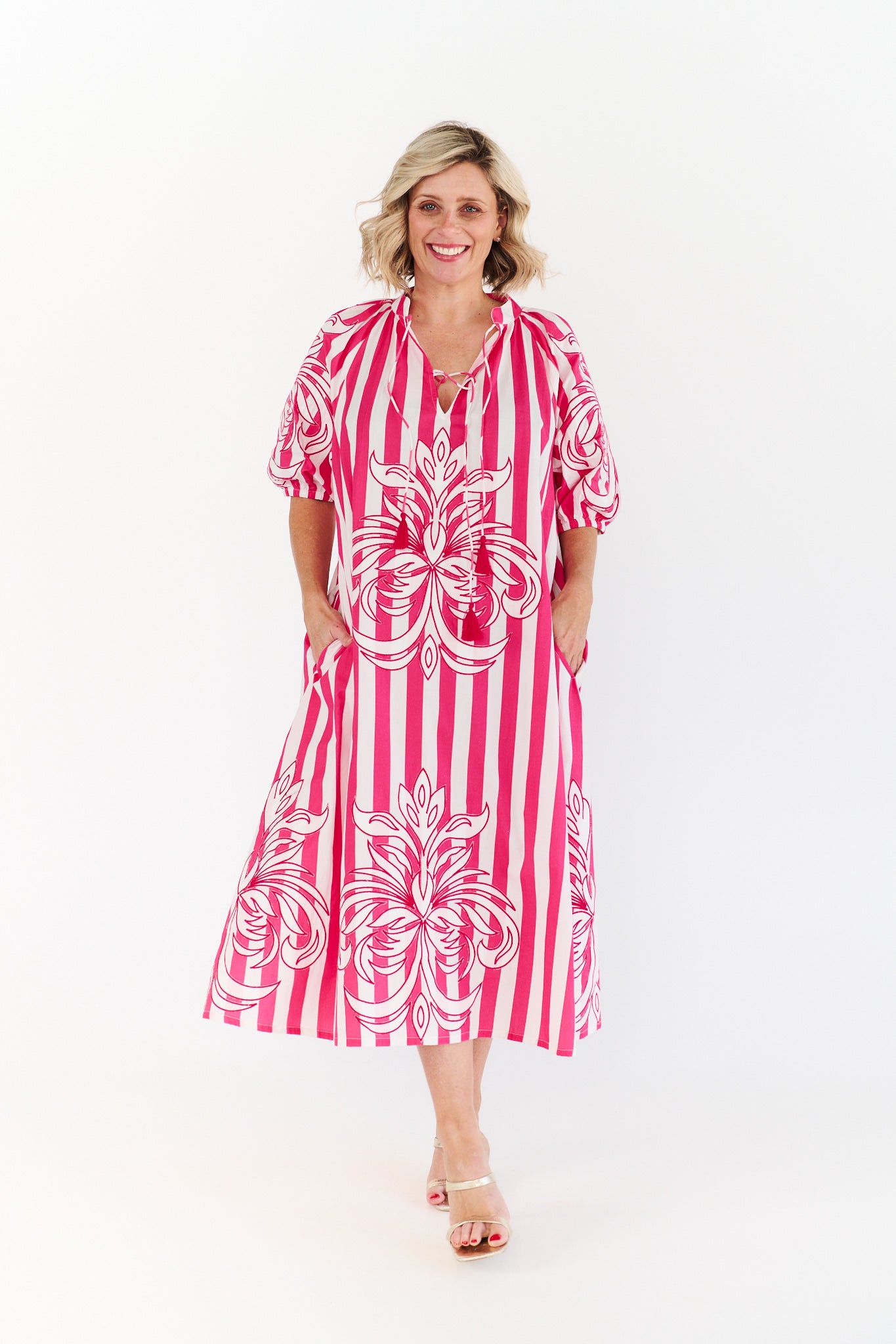 IVY PINK DRESS – Ivy Pearl Fashion